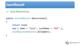 Asp.net Overview and Controllers | PPTX