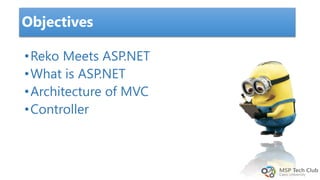 Asp.net Overview and Controllers | PPTX