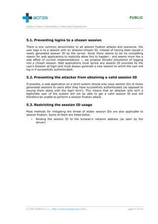 Session fixation | PDF