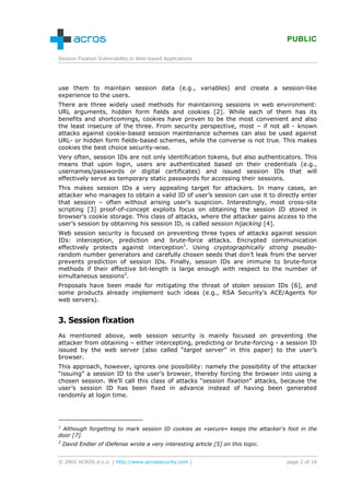 Session Fixation | PDF