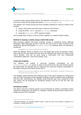 Session Fixation | PDF