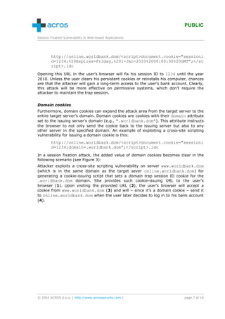 Session Fixation | PDF