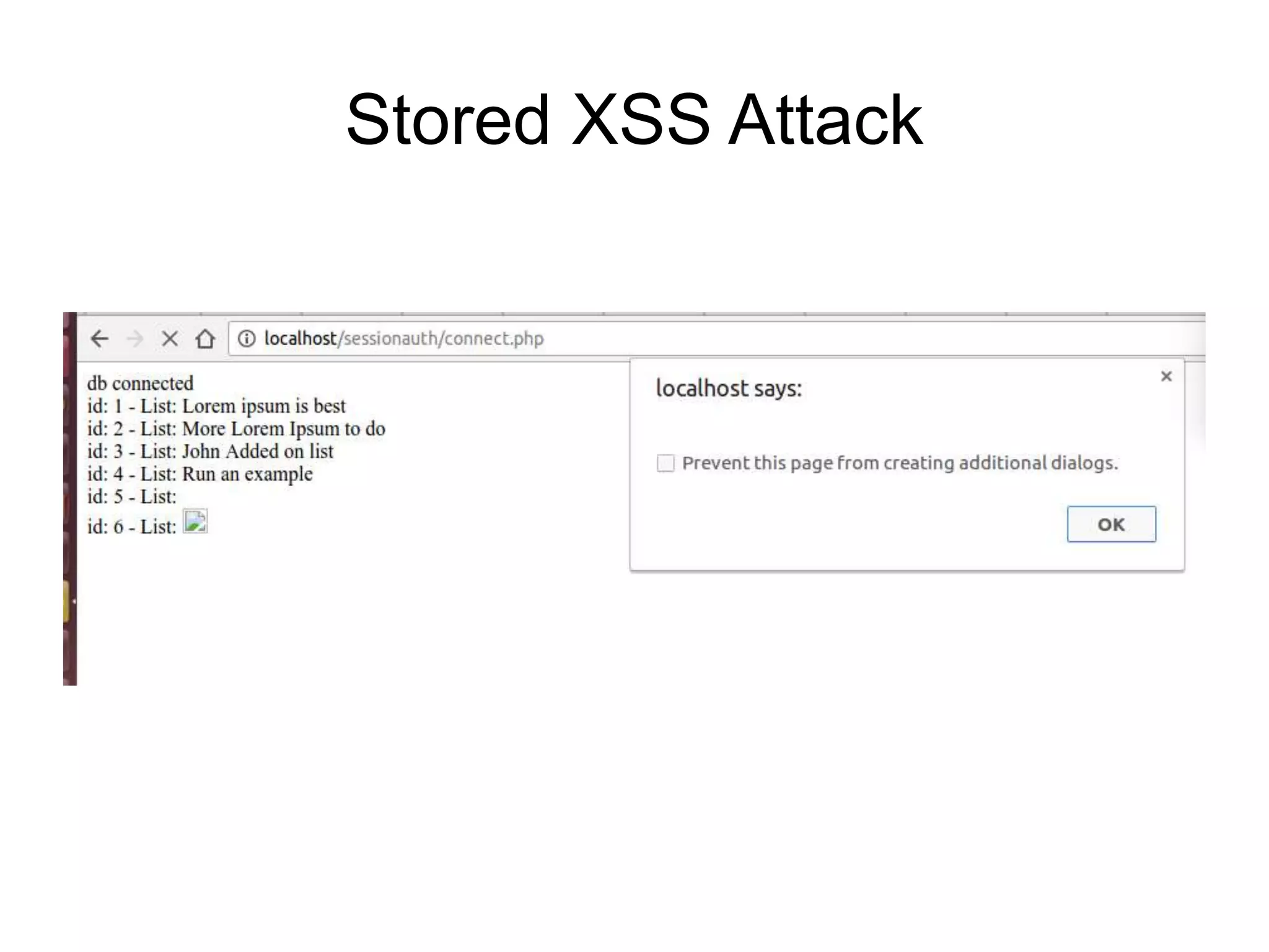 Session Fixation, Reflected XSS and Store XSS Attack (Code Examples) | PPTX