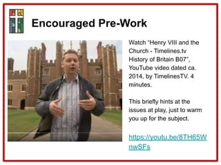 Anglicanism Henry Viii