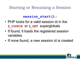 Session handling in php | PPT