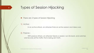 Session Hijacking ppt | PPTX