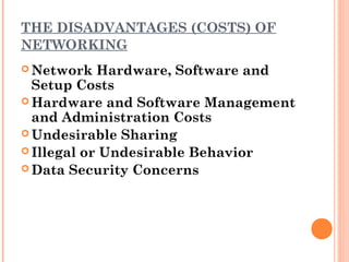 Basics of Networks ,Advantages and Disadvantages | PPT