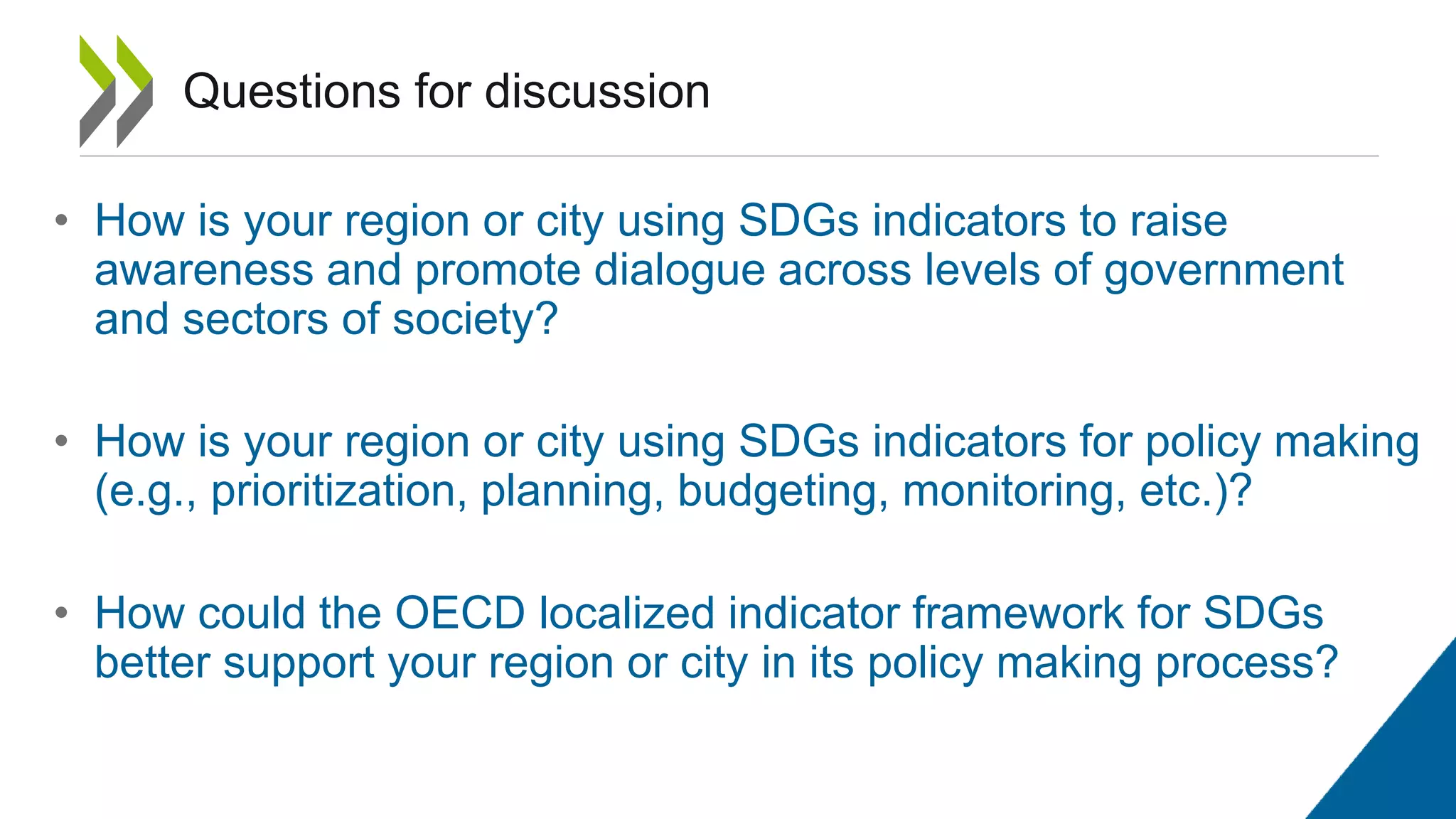 Indicator Framework and Results | PPTX | Geography | Science