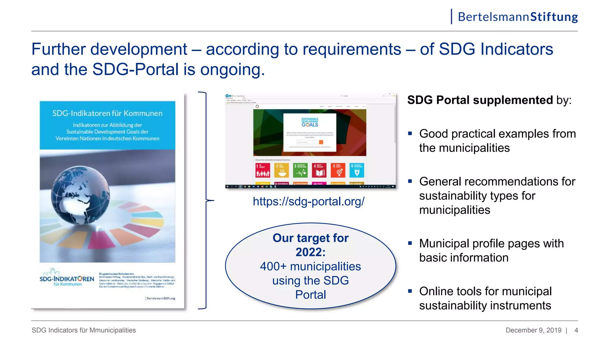 SDG Indicators for Municipalities | PPT