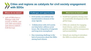 Multi-level governance of the SDGs | PPTX