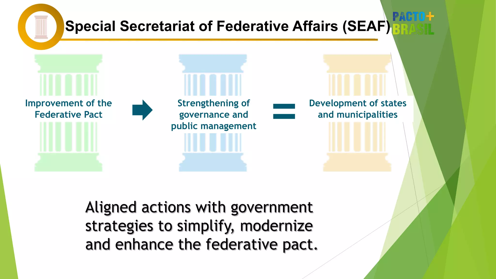 The case of Brazil: Institutional Arrangement for the SDGs and Action ...