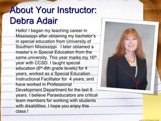 Session I moodle | PPTX | Special Education | Education