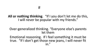 Inside the Teenage brain | PPTX