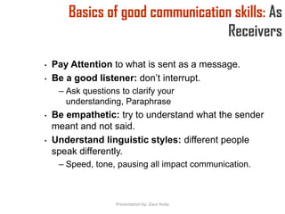 Session iv communication skills-final | PPTX