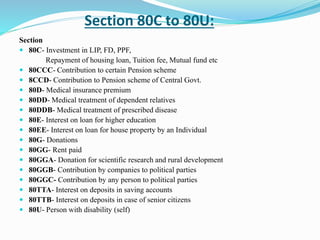 Session IV- Deduction Sec 80C to 80U.pptx