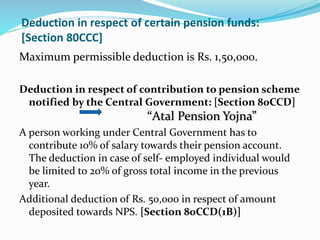 Session IV- Deduction Sec 80C to 80U.pptx