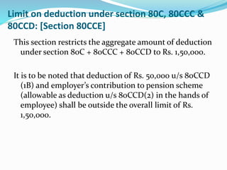 Session IV- Deduction Sec 80C to 80U.pptx
