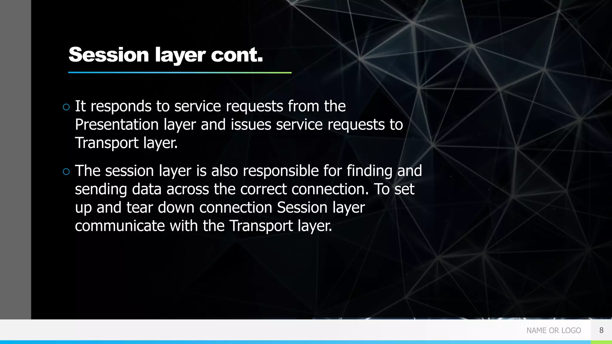 Session Layer | PPTX