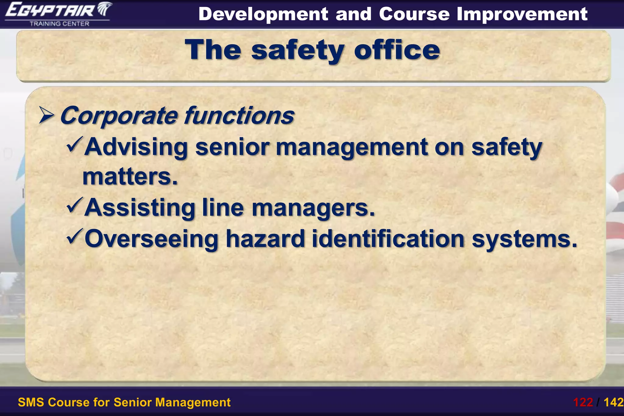 Session no. 5 roles and responsibilities in safety management system | PDF