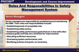 Session no. 5 roles and responsibilities in safety management system | PDF