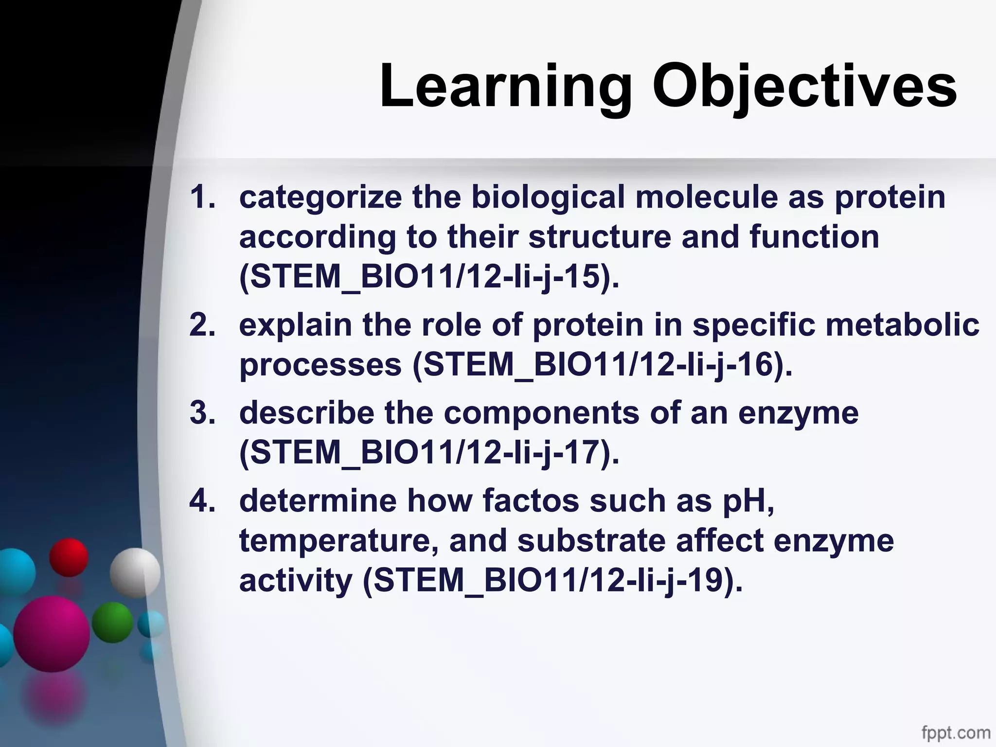Session no. 2.2. biological molecules proteins and enzymes | PPT