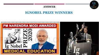 prize and award quiz | PPTX