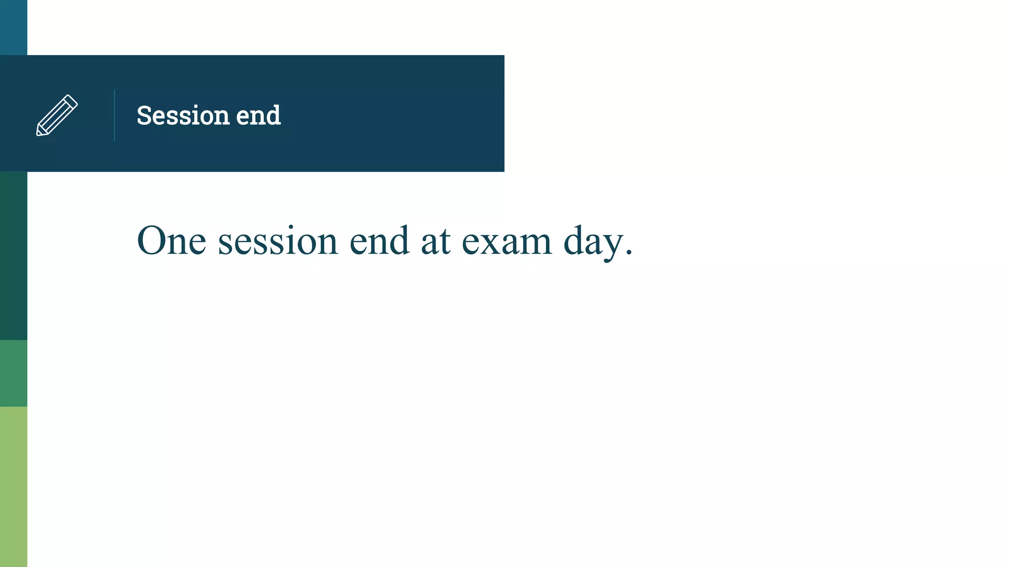 Session of itee exam | PPTX