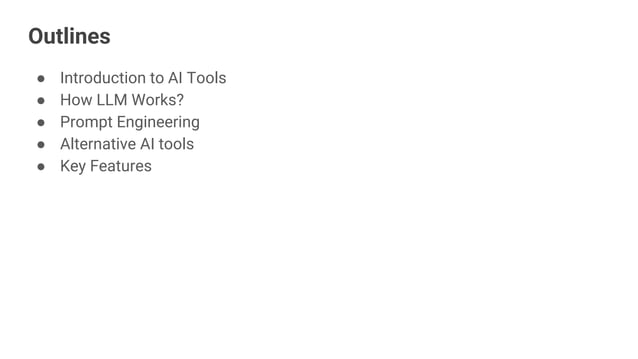 AI Tools for Productivity: Exploring Prompt Engineering and Key ...