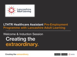 Session One - LTHTR HCA Recruitment - 22/03/2021 | PPT
