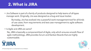 A Practical Approach to Jira Essentials for Scrum Masters | PDF