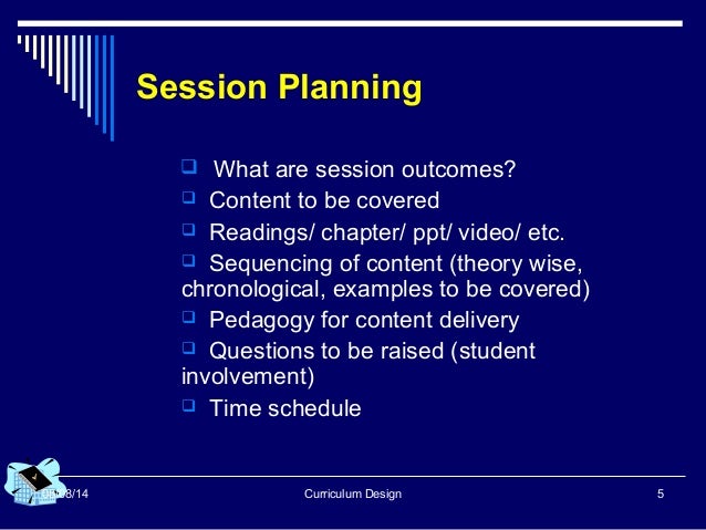 Session planning