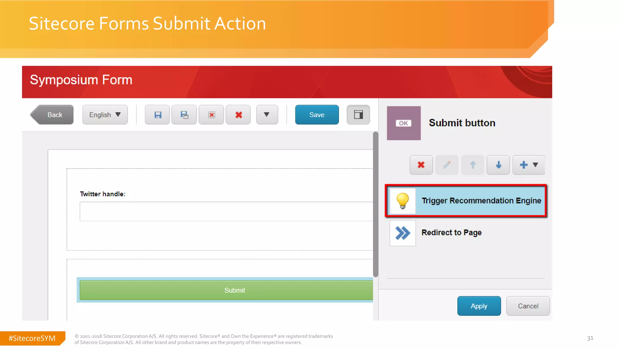 Sitecore Session Recommendation Engine Ppt