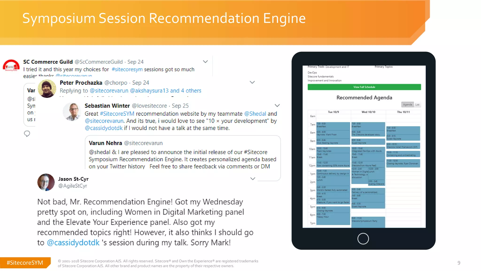 Sitecore Session Recommendation Engine Ppt
