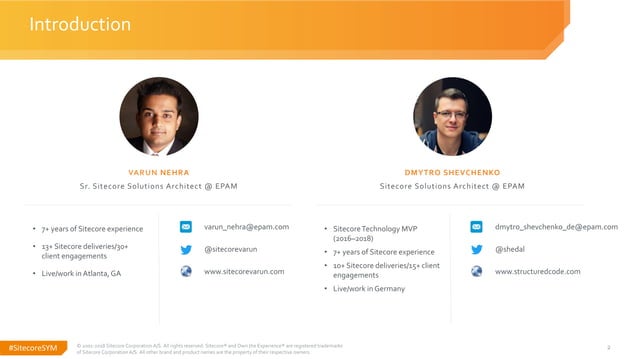 Sitecore Session Recommendation Engine Ppt