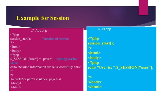 Sessions and cookies in php | PPTX | Internet | Computing