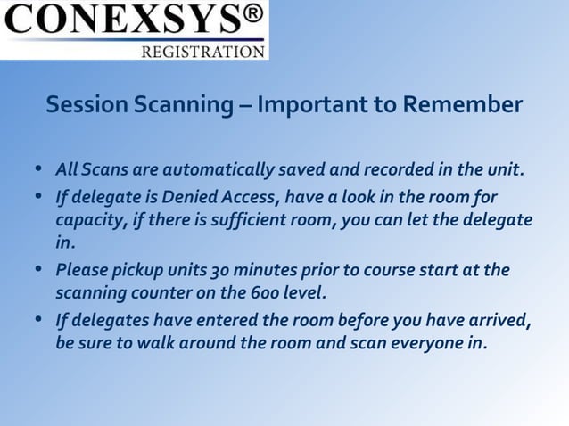 Session scanning | PPT