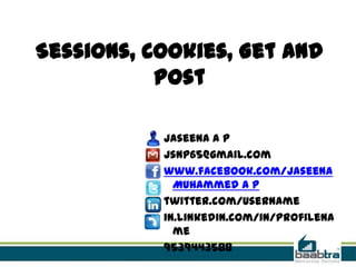 Sessions n cookies | PPT