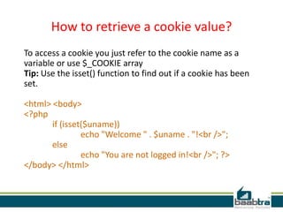Sessions n cookies | PPT