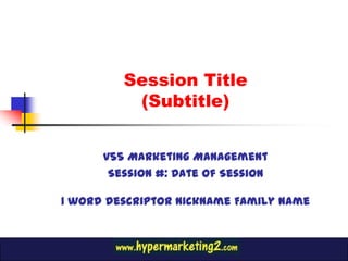 Session summary downloadable template 080511 | PPTX | Technology ...
