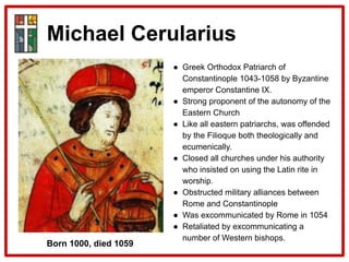 Pope Leo Ix And Patriarch Michael Cerularius