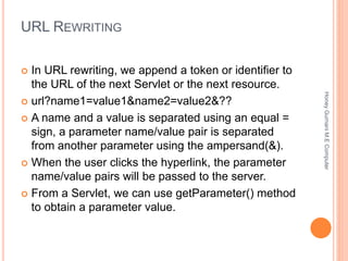 Session tracking In Java | PPTX