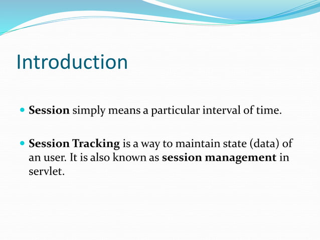 Session Tracking in servlets | PPT