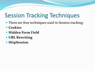 Session Tracking in servlets | PPT
