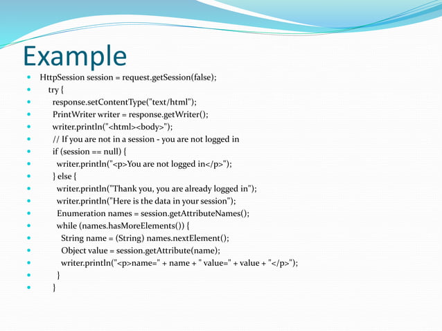 Session Tracking in servlets | PPT