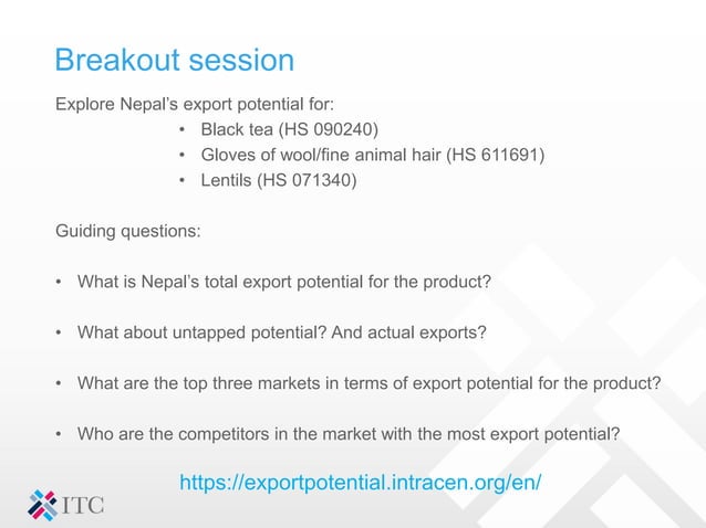 Trade Map provides - in the form of tables, graphs and maps | PPT