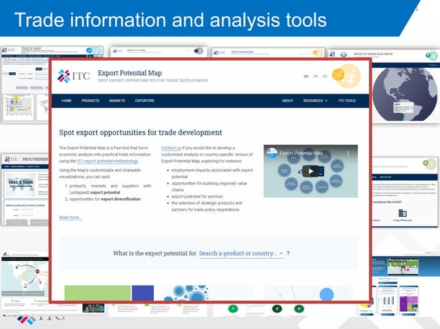 Trade Map provides - in the form of tables, graphs and maps | PPT