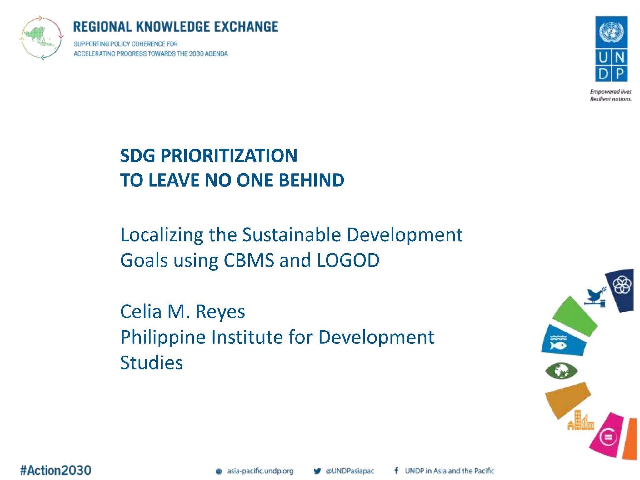 SDG Prioritization to Leave No One Behind | PPTX