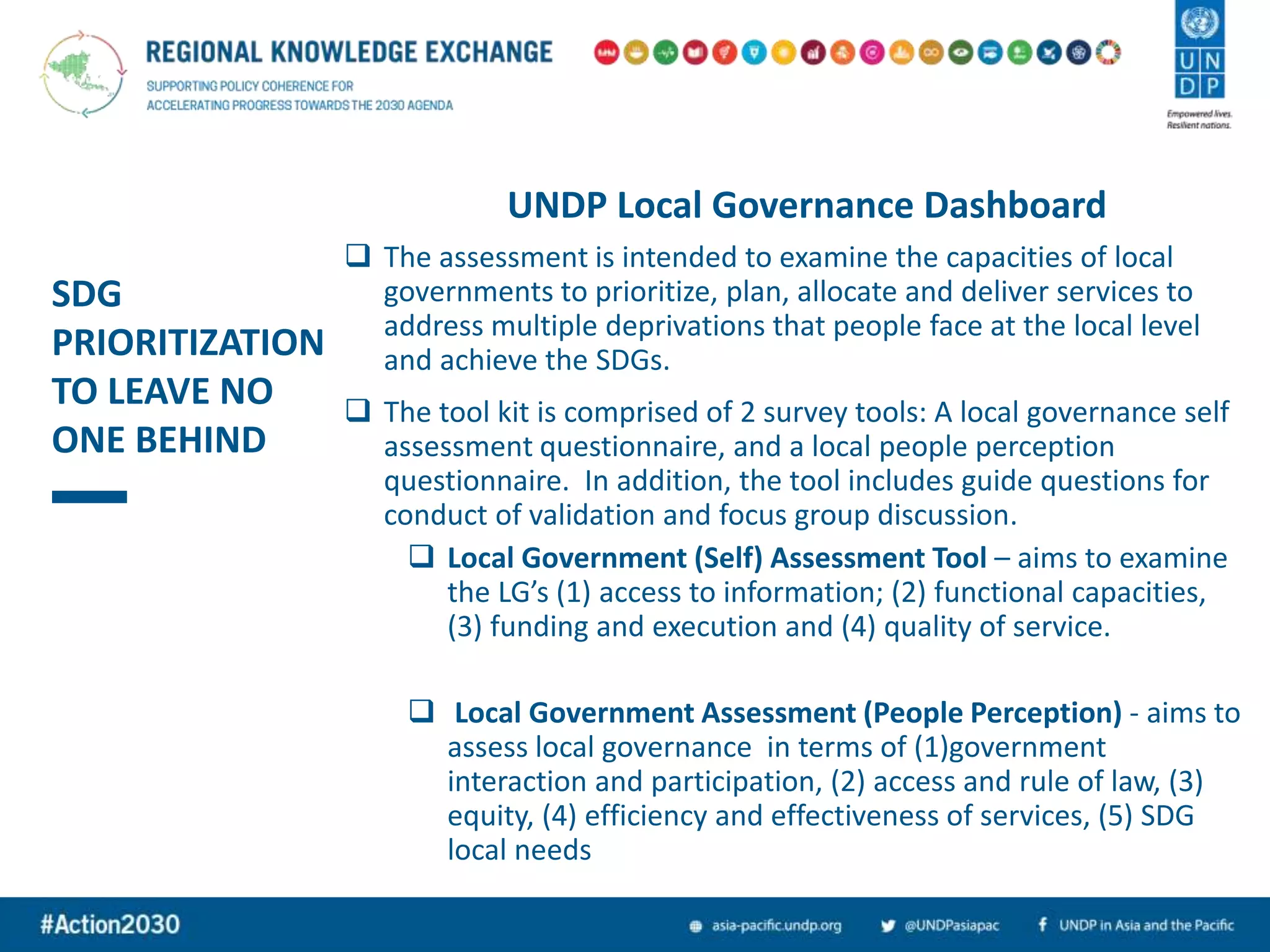 SDG Prioritization to Leave No One Behind | PPTX
