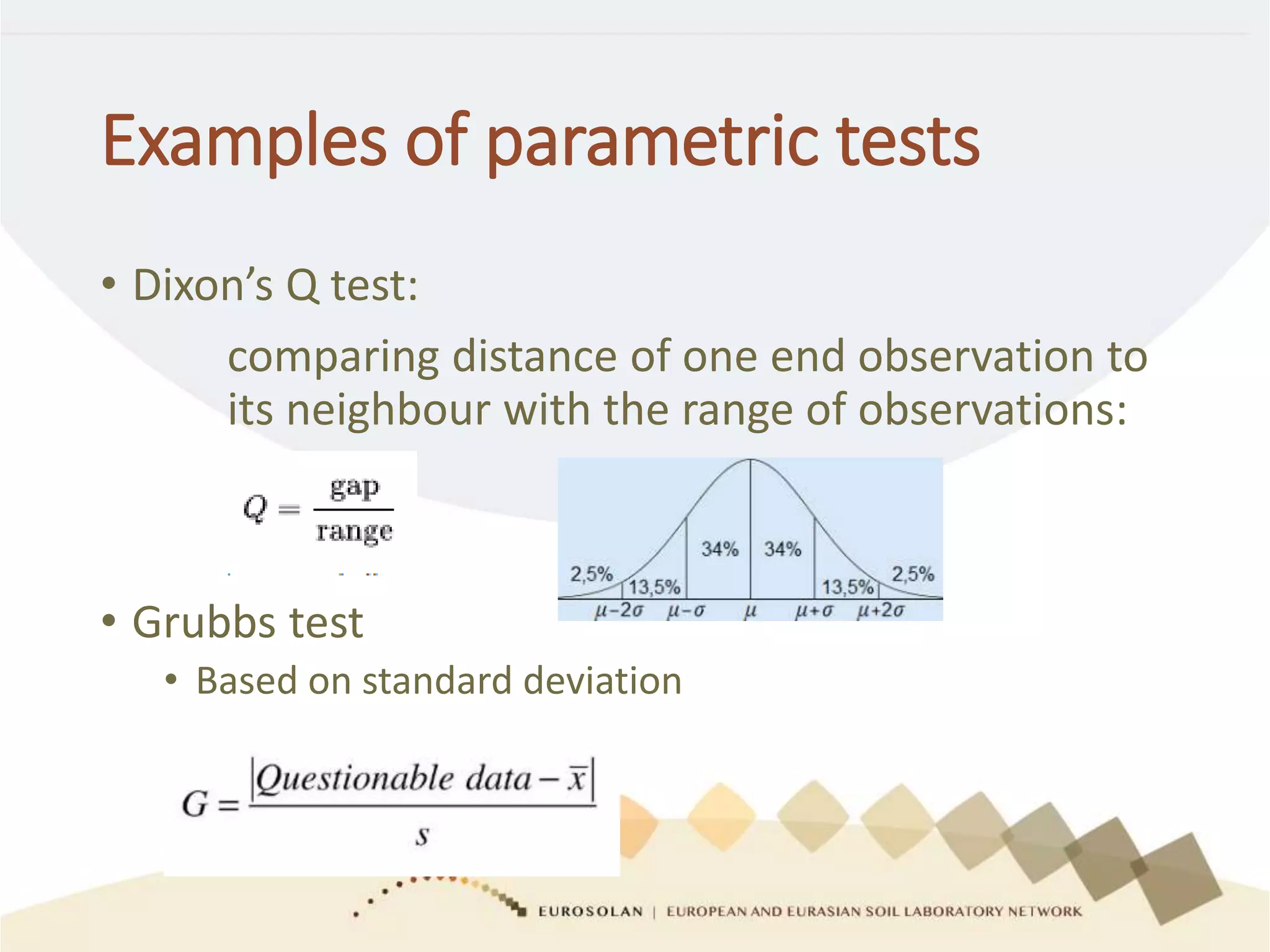Practical exercise: results analysis with different statistical robust ...