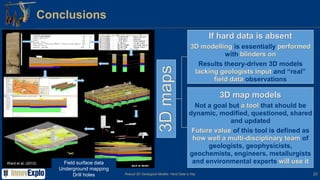 Robust 3D Geological Models: Hard Data is Key | PPTX